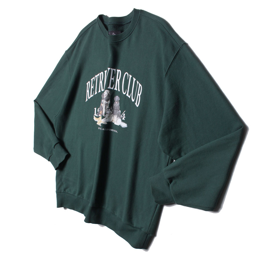 105-110 리트리버클럽 맨투맨 수퍼루즈 738 | 헬로마켓