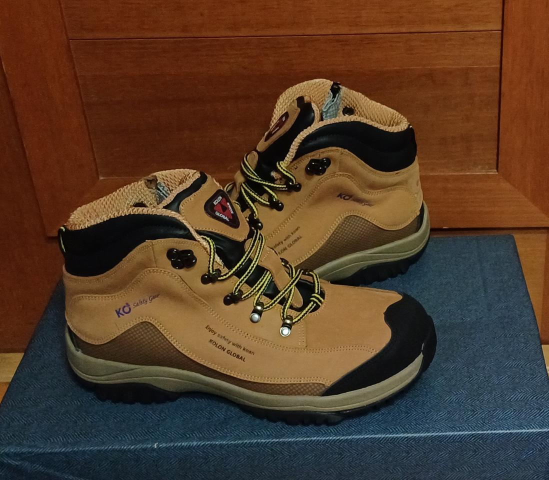 코오롱글로벌 누벅 가죽 안전화 새상품 290 285 등산 | 헬로마켓