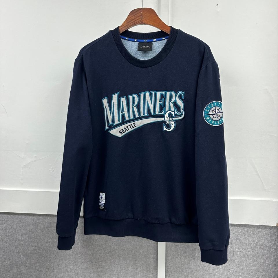 105 MLB 엠엘비 시애틀 매리너스 기모 맨투맨 티... | 헬로마켓