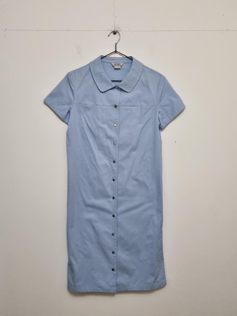 BCBG 셔츠형 반팔 원피스/여성44-55 | 헬로마켓