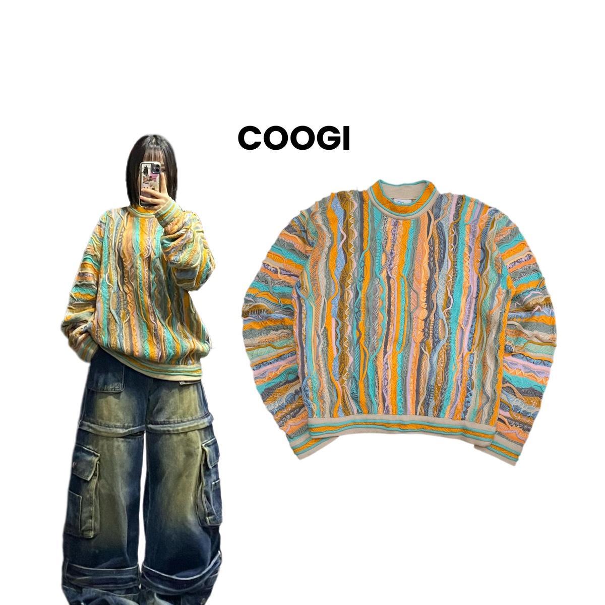 COOGI 쿠지 오스트레일리아 오버핏 케이블 니트 M | 헬로마켓