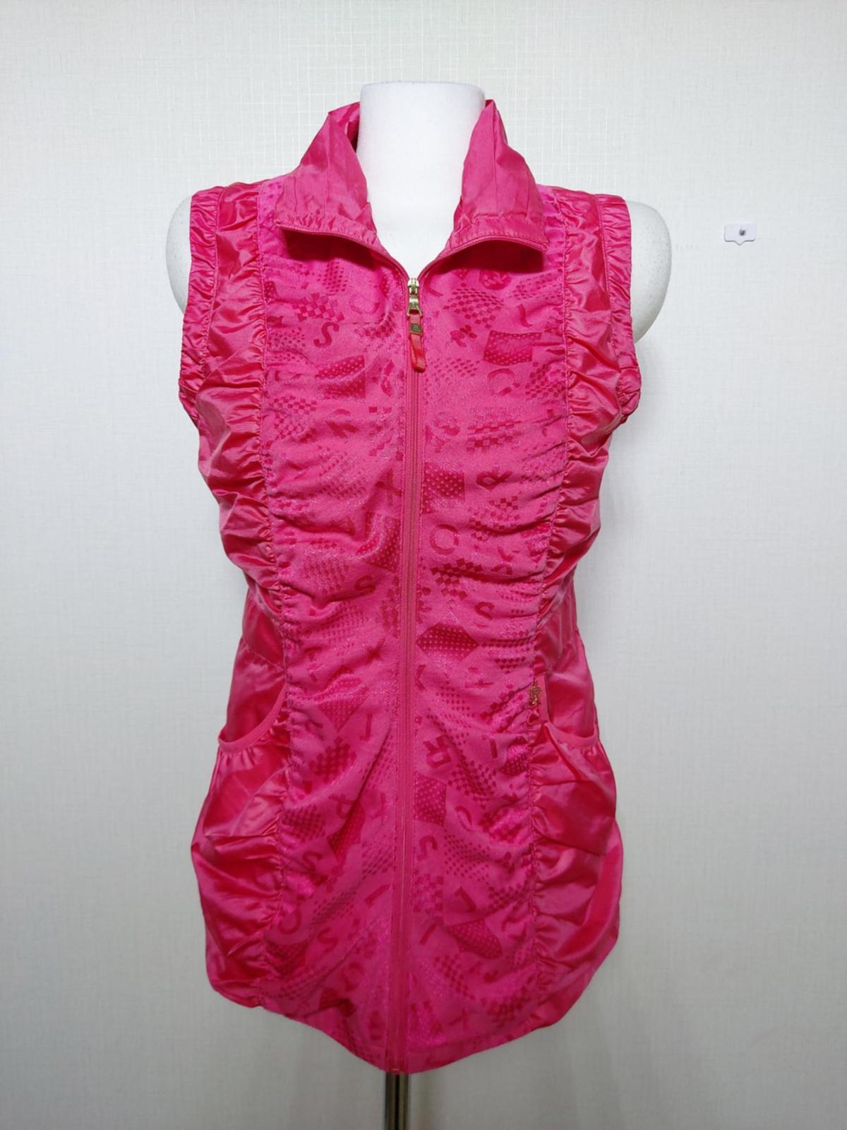 JDX 여성골프웨어 조끼 찐핑크 셔링 66 베스트 90 | 헬로마켓