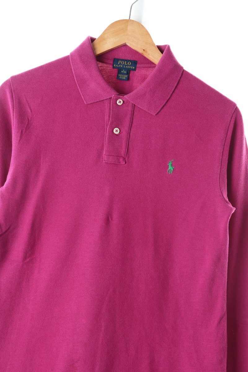 W(L) 폴로 랄프로렌 카라 긴팔티셔츠 핑크 긱시크 ... | 세컨웨어(헬로마켓)