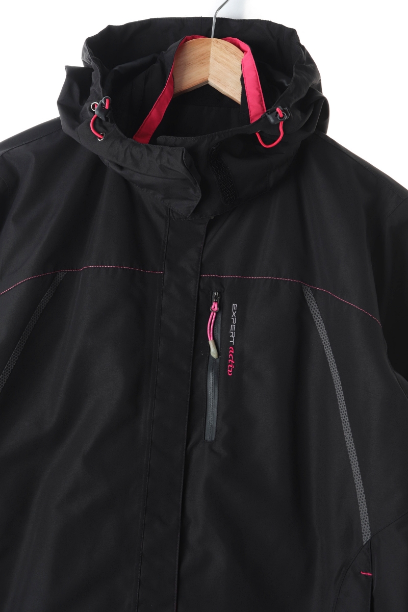 Wm 코오롱스포츠 집업 바람막이 점퍼자켓 블랙 올 세컨웨어헬로마켓