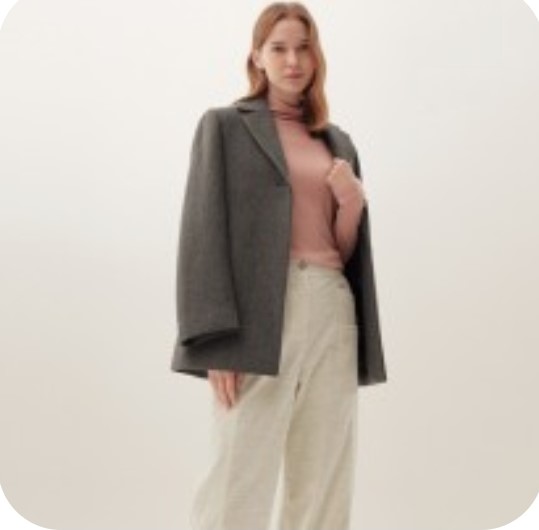 래트바이티 21fw 울블렌드 하이넥 티셔츠 66사이즈 | 세컨웨어(헬로마켓)