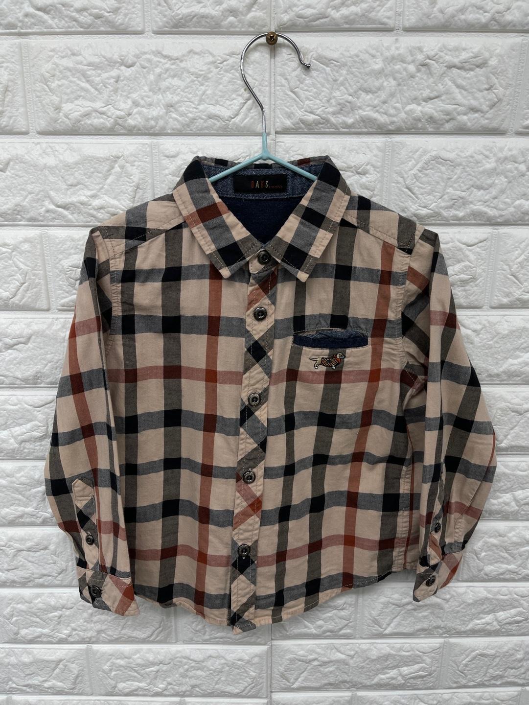 닥스 아동 체크 셔츠(110/5y) / A-7008 | 세컨웨어(헬로마켓)