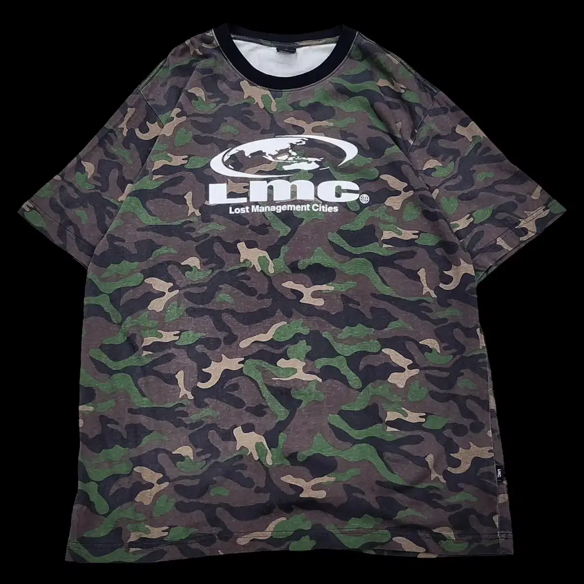 [XL] LMC 엘엠씨 카모 빅로고 반팔티 | 세컨웨어(헬로마켓)