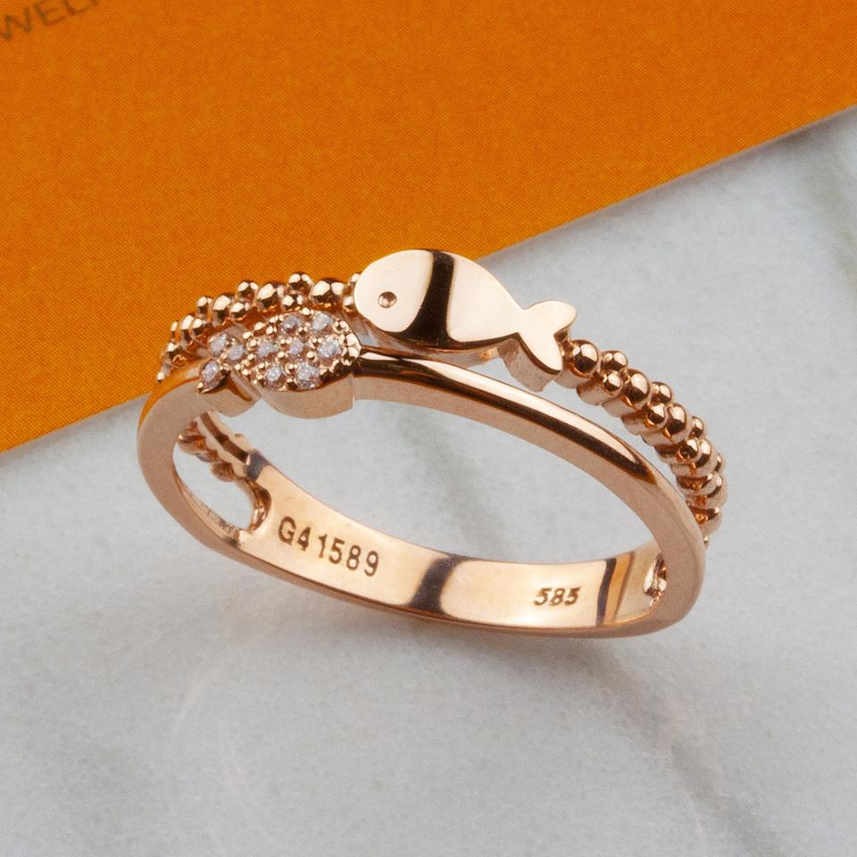 14k 18k 물고기반지 금반지 | 헬로마켓