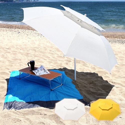 [무료배송] 초대형 야외 파라솔 2중파라솔 일반형 꺽임형 | 헬로마켓