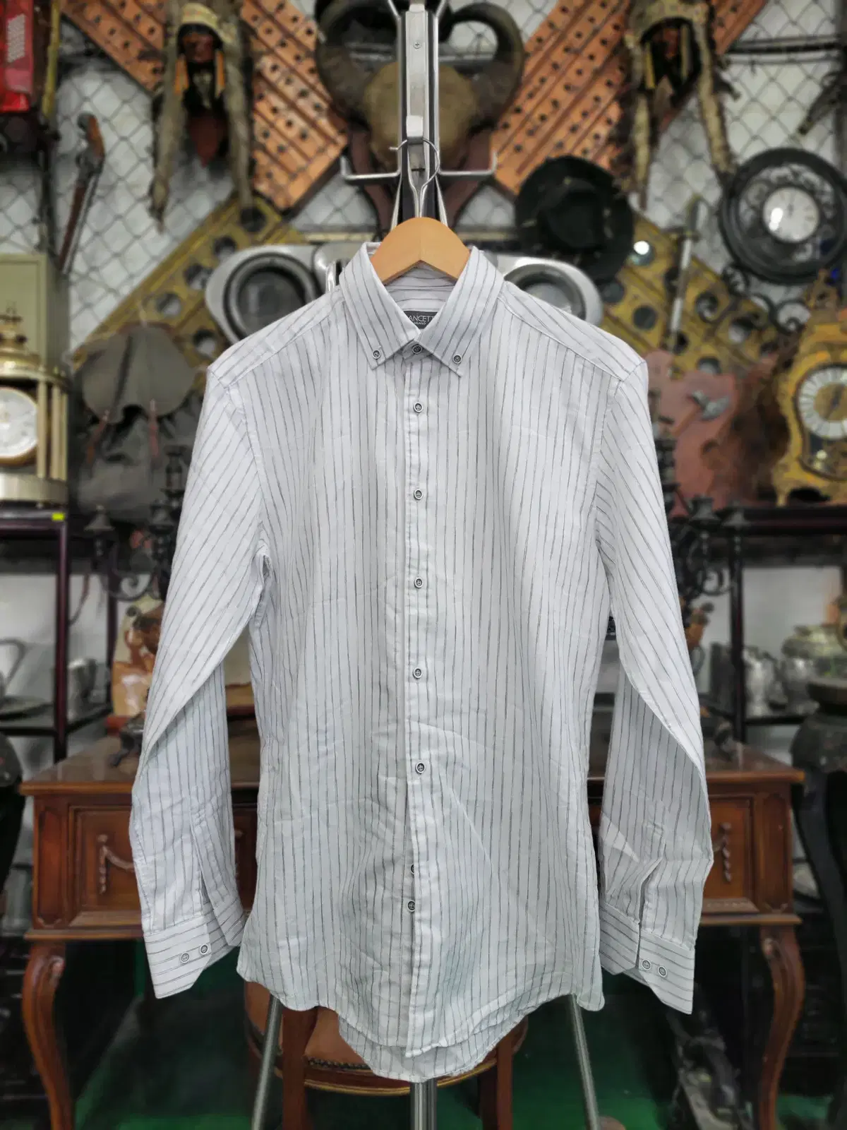 란체티 밀라노 슬림핏 스트라이프 남성 와이셔츠 | 헬로마켓