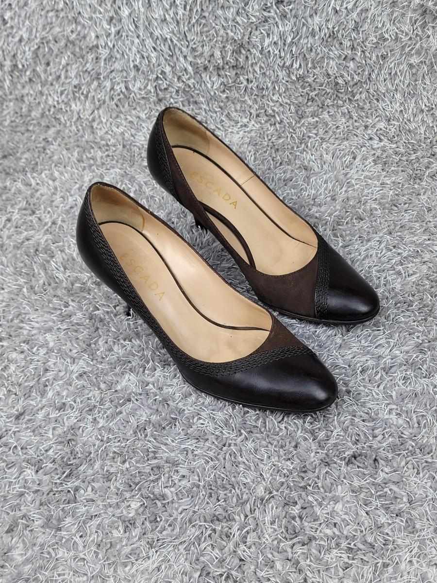 정품) 에스까다 힐 구두 EU37 240 굽7cm 상... | 세컨웨어(헬로마켓)