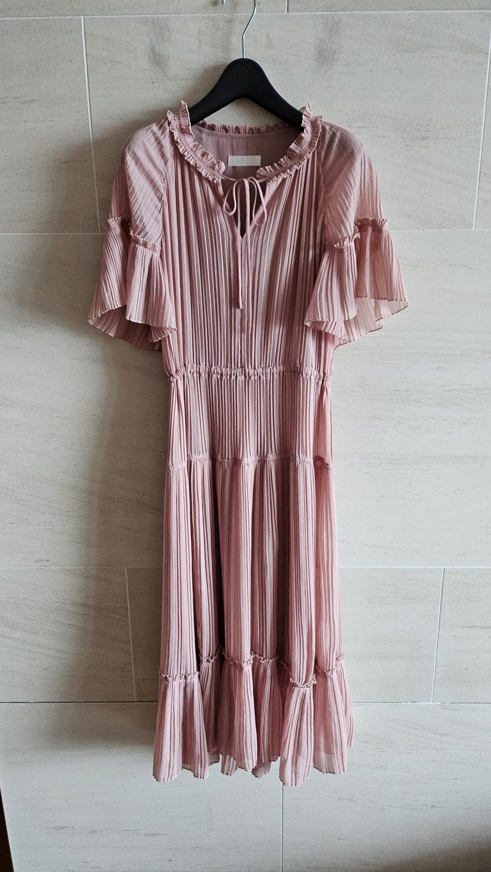 (정품) SJSJ (21ss) 플리츠 롱 원핏 | 세컨웨어(헬로마켓)