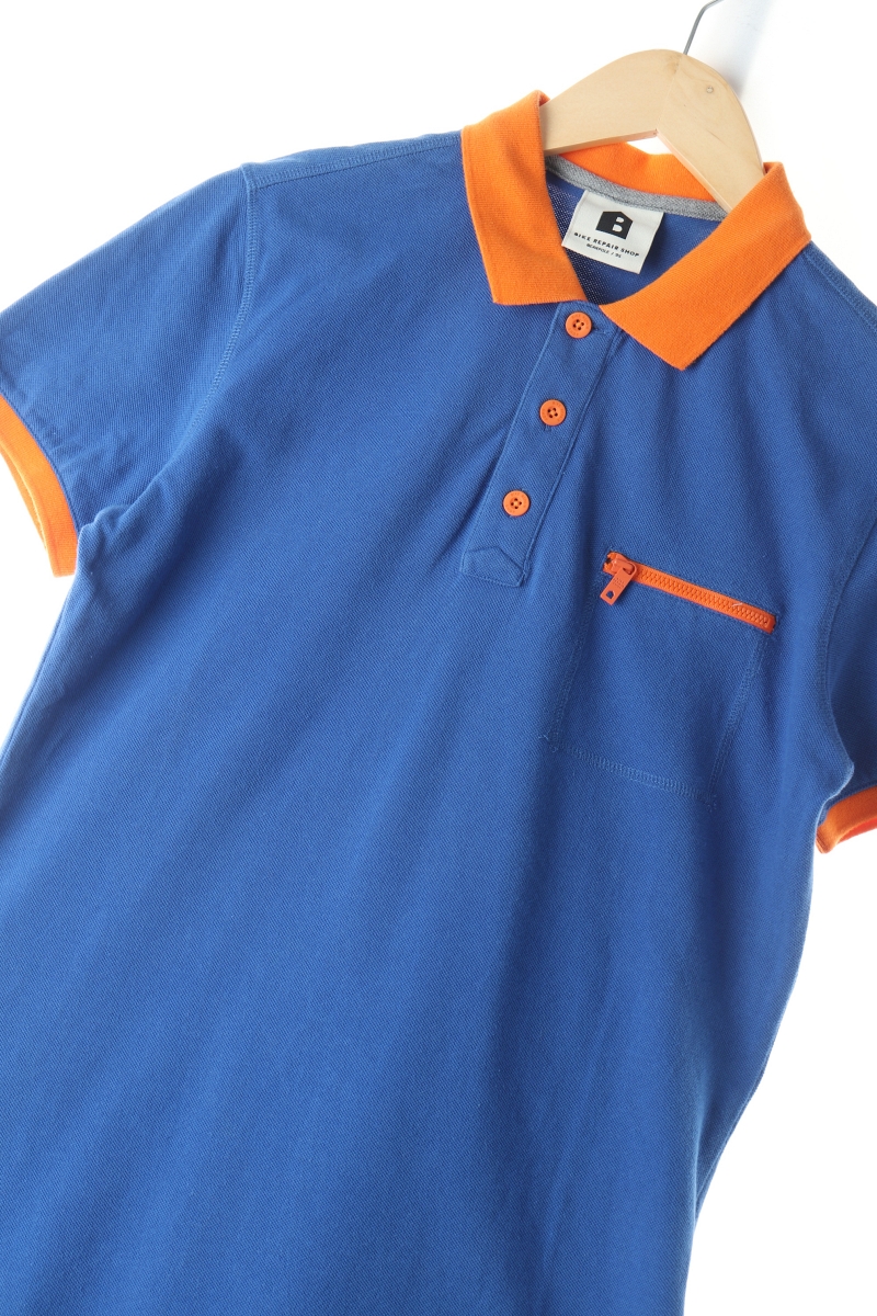 (M) 빈폴 반팔 카라 티셔츠 블루 아메카지 한정판-... | 세컨웨어(헬로마켓)