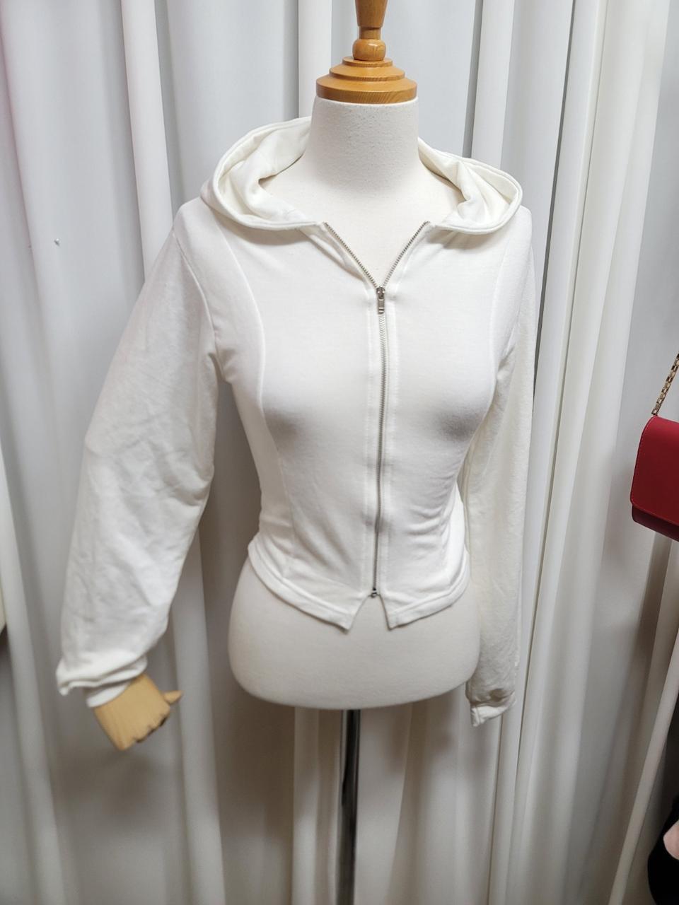 슬림 크롭 후드집업 | 세컨웨어(헬로마켓)