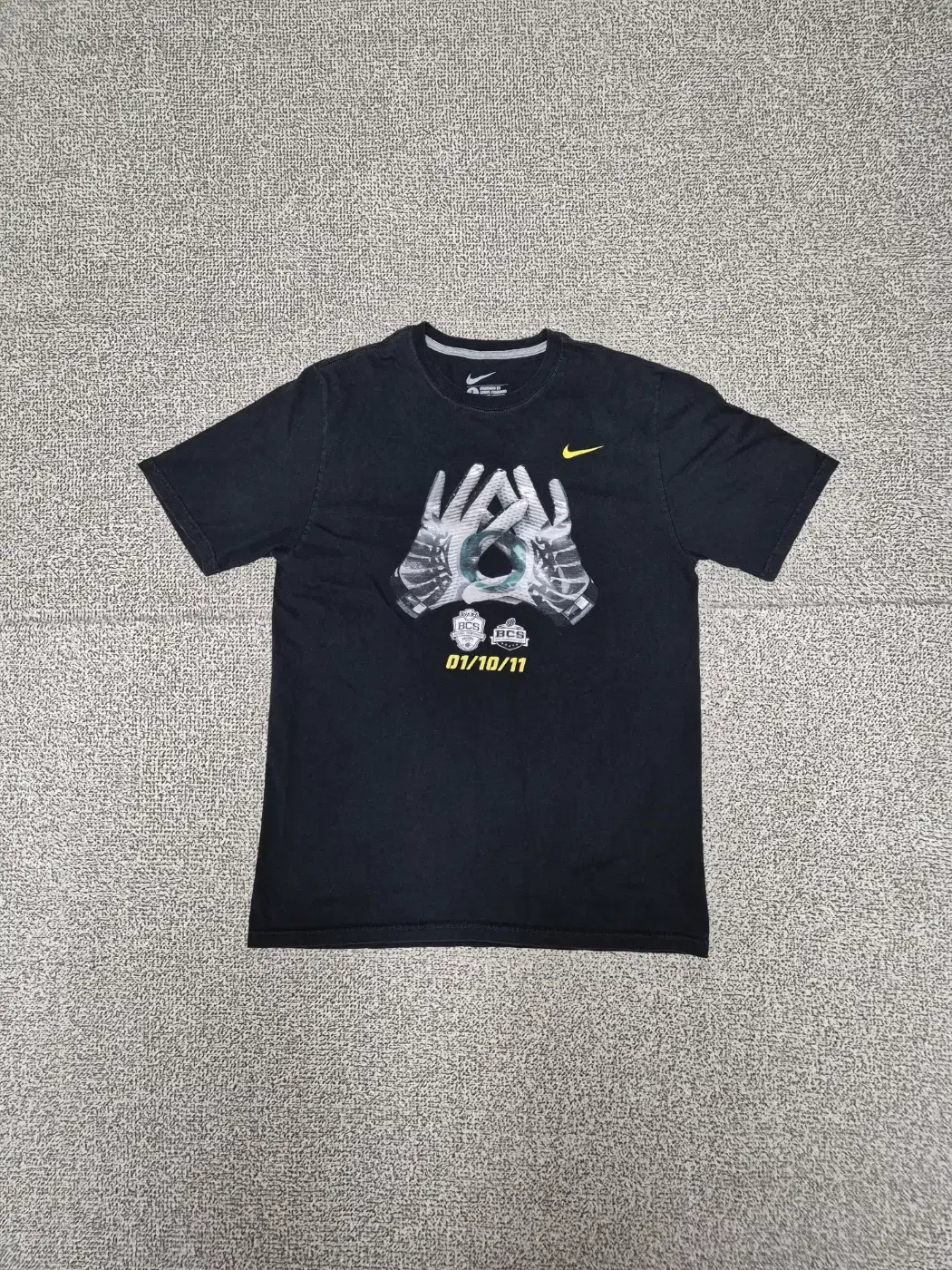 NIKE 나이키 BCS 프린팅 라운드 반팔 티셔츠 L | 세컨웨어(헬로마켓)