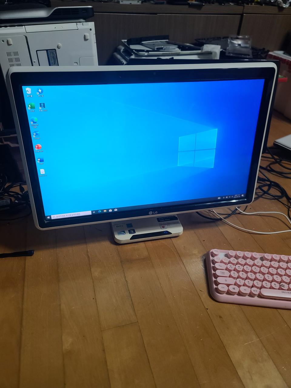 LG V300 일체형 PC 램8 SSD120 | 세컨웨어(헬로마켓)