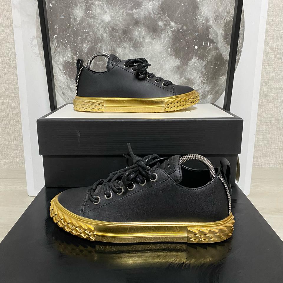 새상품 정품 37) 쥬세페자노티 블랙 골드 블래버 스니커즈 | 헬로마켓