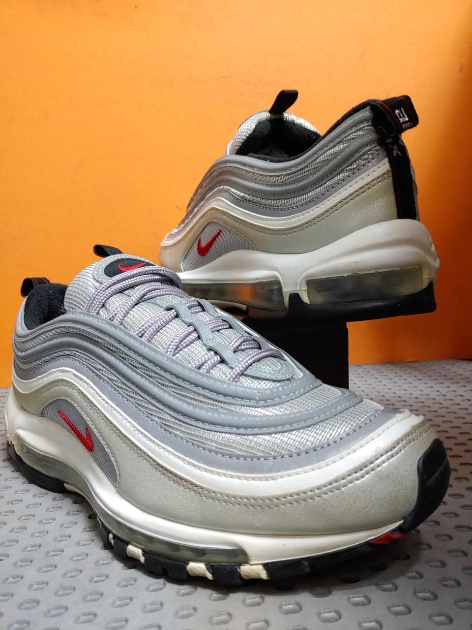 나이키 에어맥스97메탈릭 실버(US8.5표기265추천... | 세컨웨어(헬로마켓)
