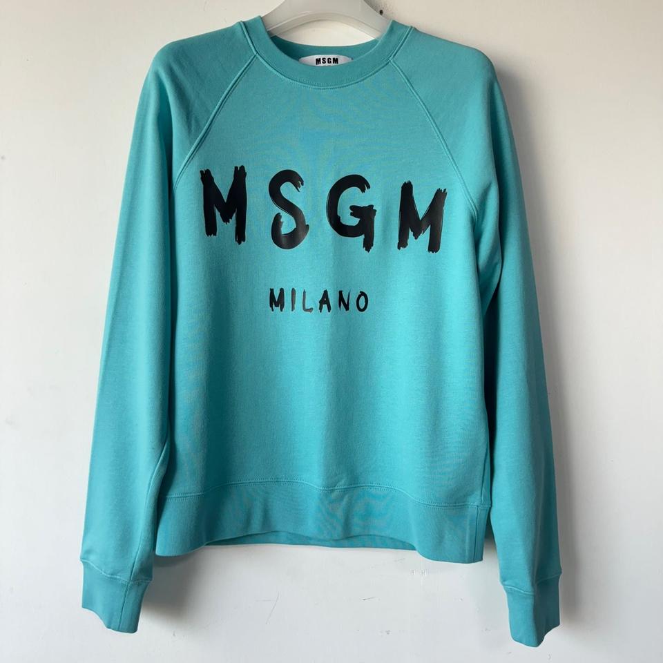 MSGM 빅 로고 민트 스웻셔츠 | 헬로마켓