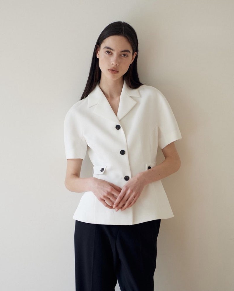 23SS UNDERSTANDING 피티드 반팔 자켓 | 세컨웨어(헬로마켓)