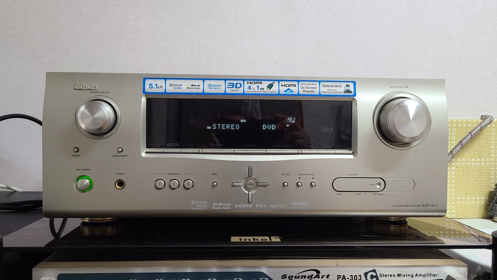 소리전자 - 데논 리시버앰프 AVR 1611
