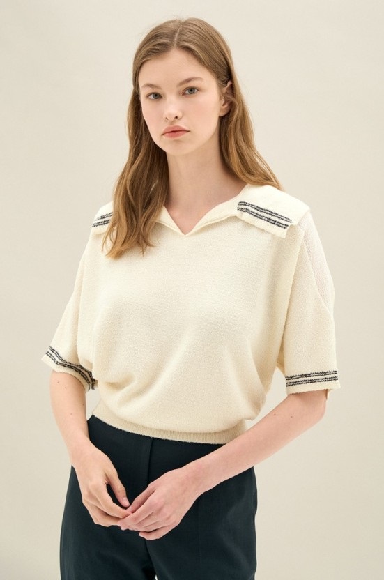 SJSJ 22 컬러 라인 니트 탑 (F) | 세컨웨어(헬로마켓)