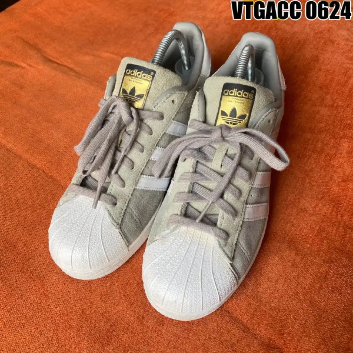 아디다스 슈퍼스타 그레이 스니커즈 운동화 260 | 세컨웨어(헬로마켓)