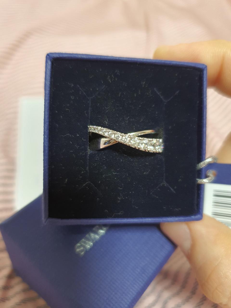 (네고)스와로브스키 정품 크로스반지 판매(상태양호) | 세컨웨어(헬로마켓)