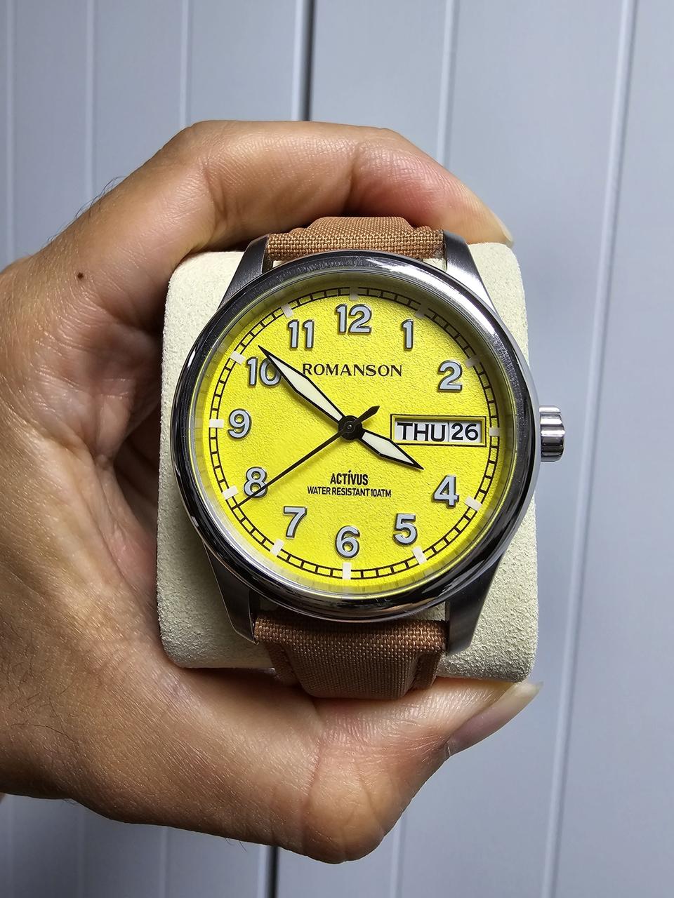 악티우스 시티보이 39.5 [ 옐로우] 쿼츠시계 | 헬로마켓