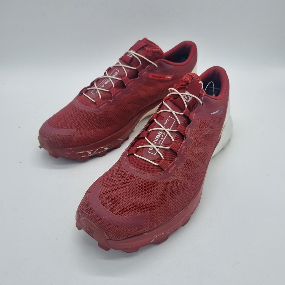 살로몬 SENSE4 PRO 흰/빨 남성 265mm | 세컨웨어(헬로마켓)