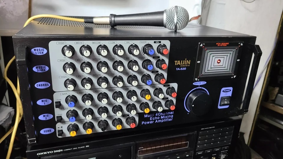 소리전자 - 태진노래방앰프 TA 520 4채널