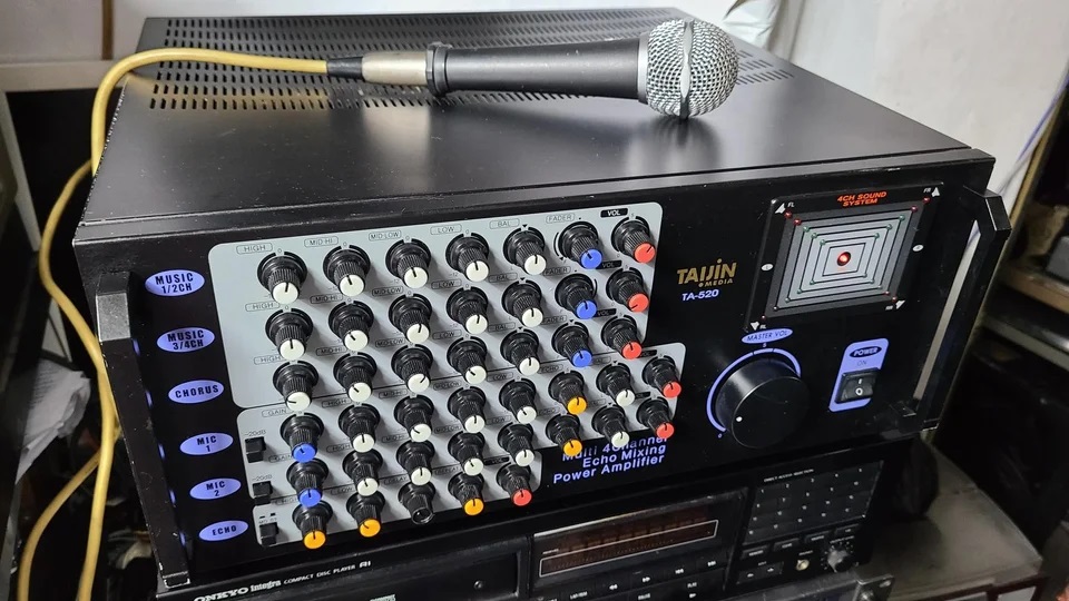 소리전자 - 태진노래방앰프 TA 520 4채널