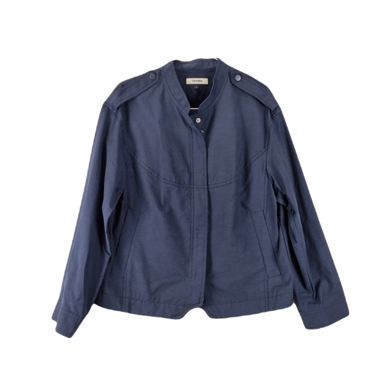 티렌 여S 백그래픽 네이비 집업 자켓 D4530 | 헬로마켓