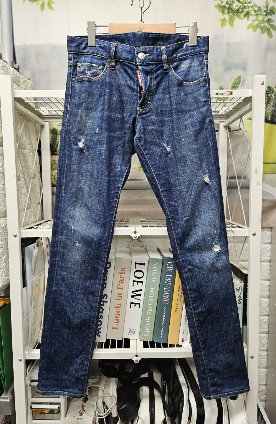 정품/디스퀘어드2 남성청바지 17FW 페인팅 워싱슬림... | 헬로마켓