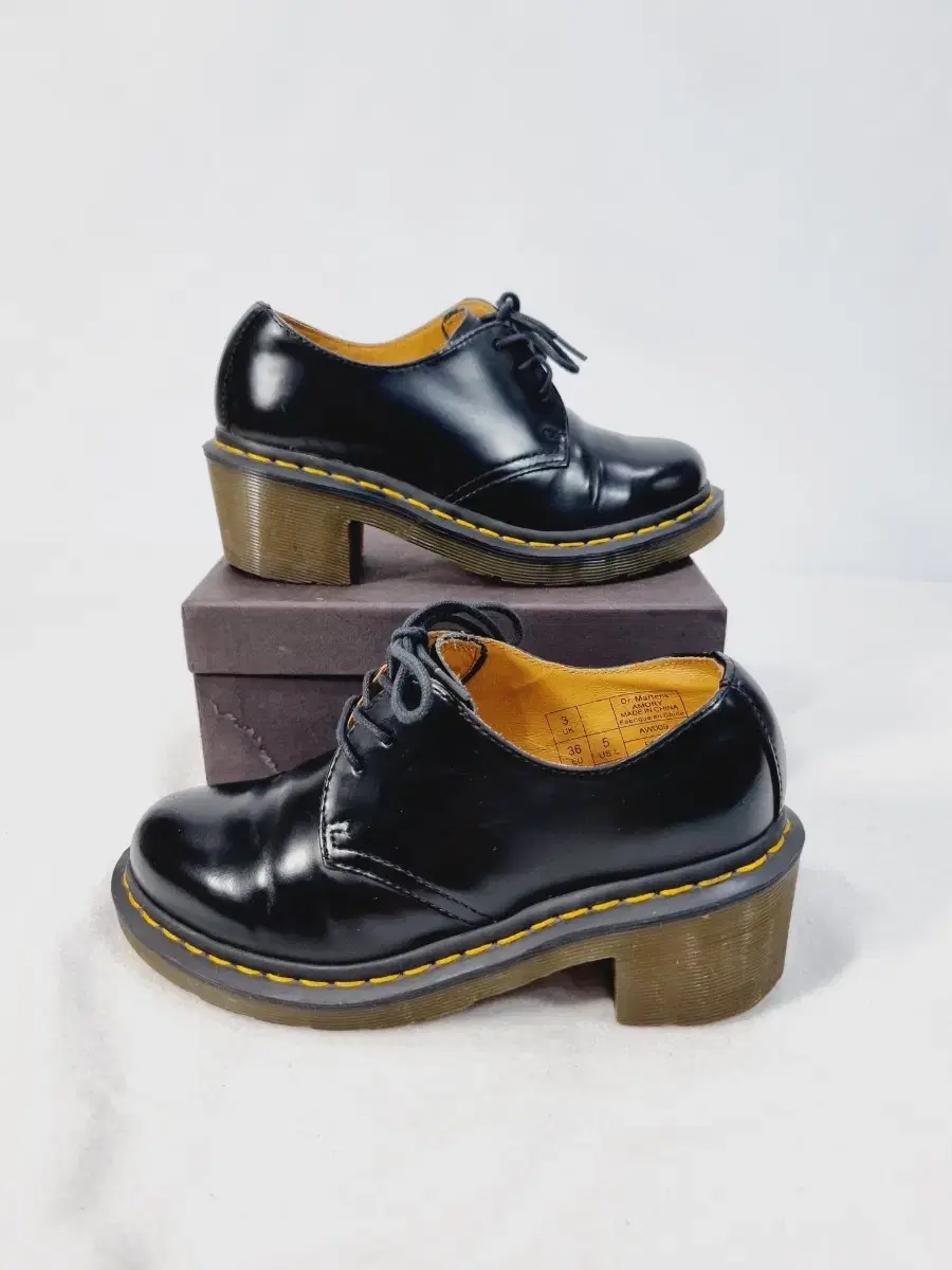 닥터마틴 3홀 로퍼 아모리 블랙 uk3 (220~225) | 세컨웨어(헬로마켓)