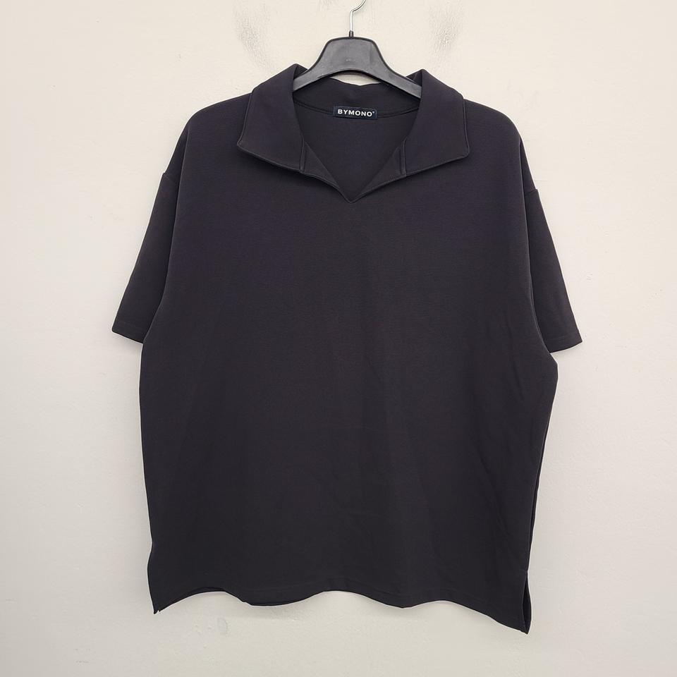 [115/3XL] 바이모노 뉴테크 반팔 오픈 카라티 | 세컨웨어(헬로마켓)