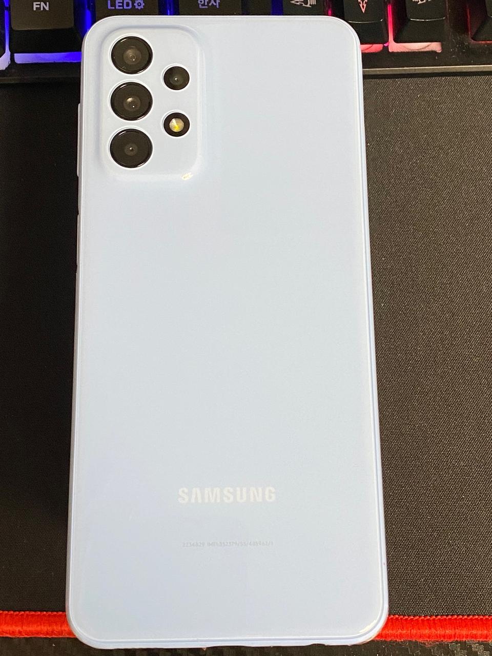 갤럭시a23 블루 128g 무잔상 S급 저가폰 | 세컨웨어(헬로마켓)