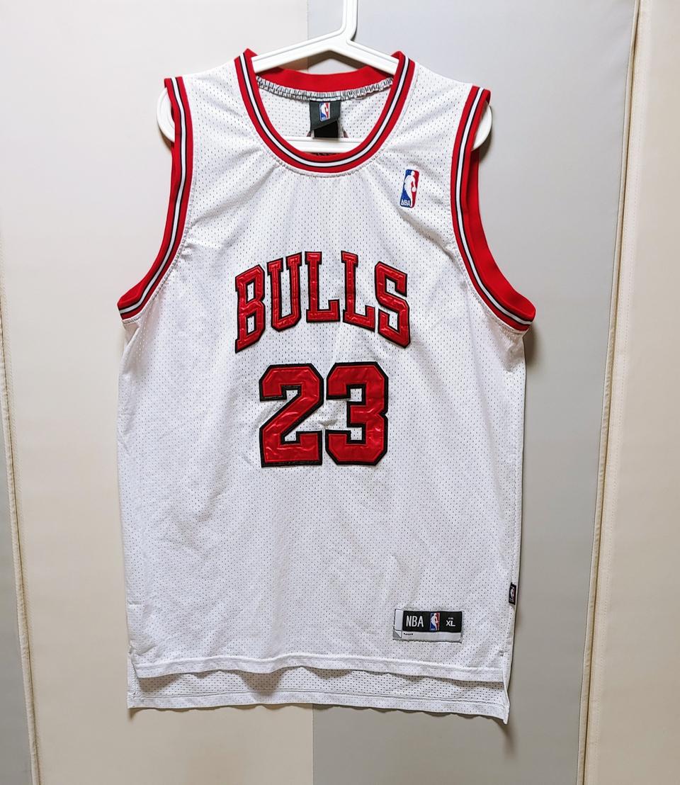[XXL] NBA 시카고불스 마이클조던 유니폼 화이트649 | 헬로마켓