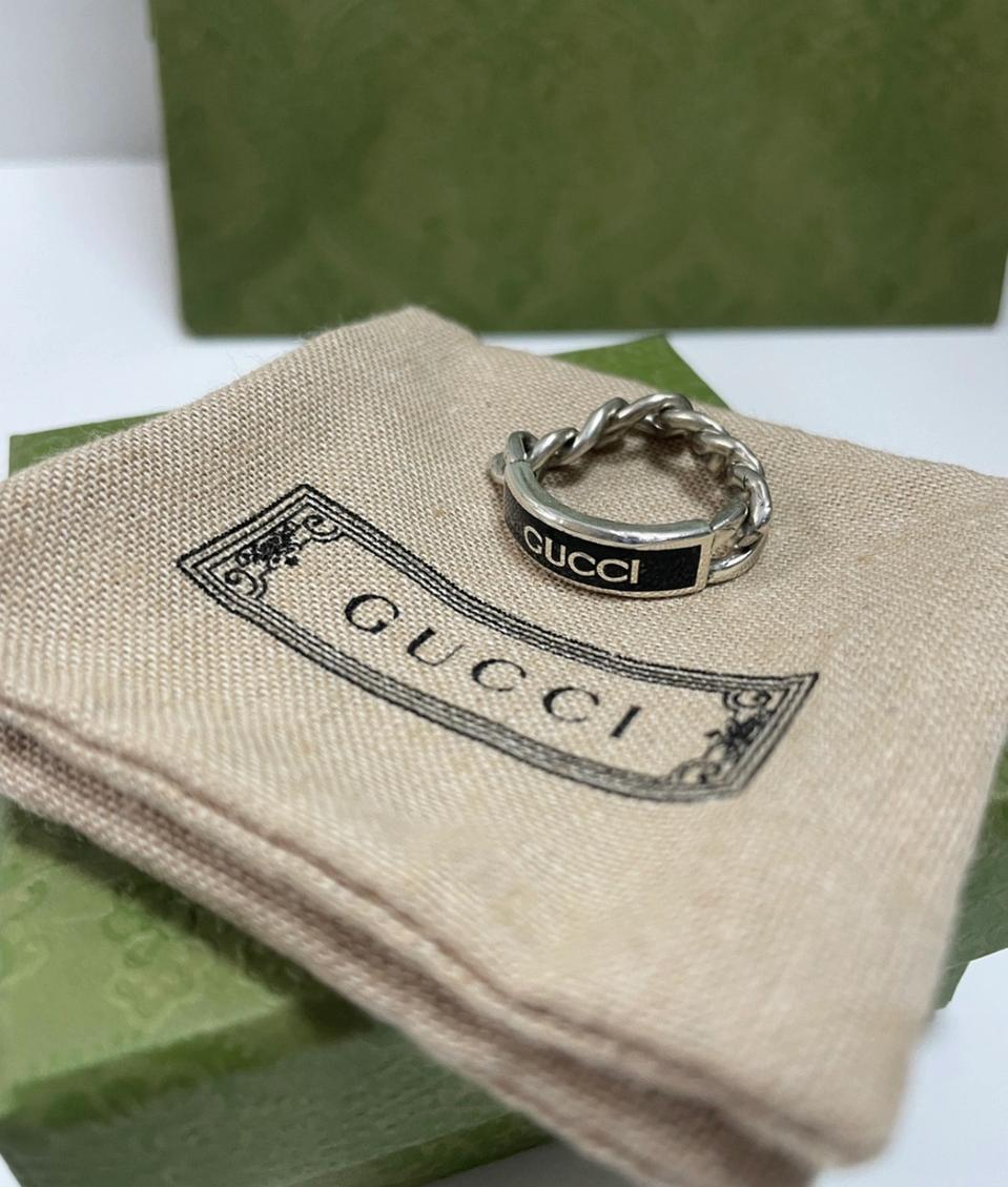 구찌 남성 블랙 반지 21호 gucci | 헬로마켓