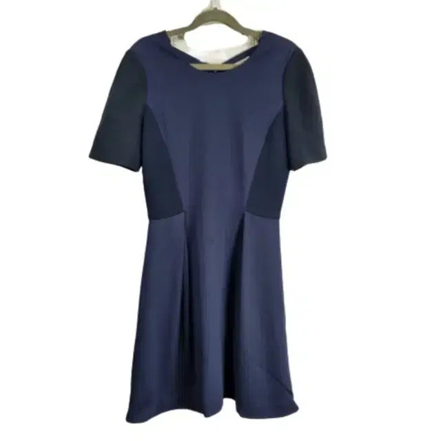 76 SJSJ 한섬 네이비 반팔 원피스 | 헬로마켓