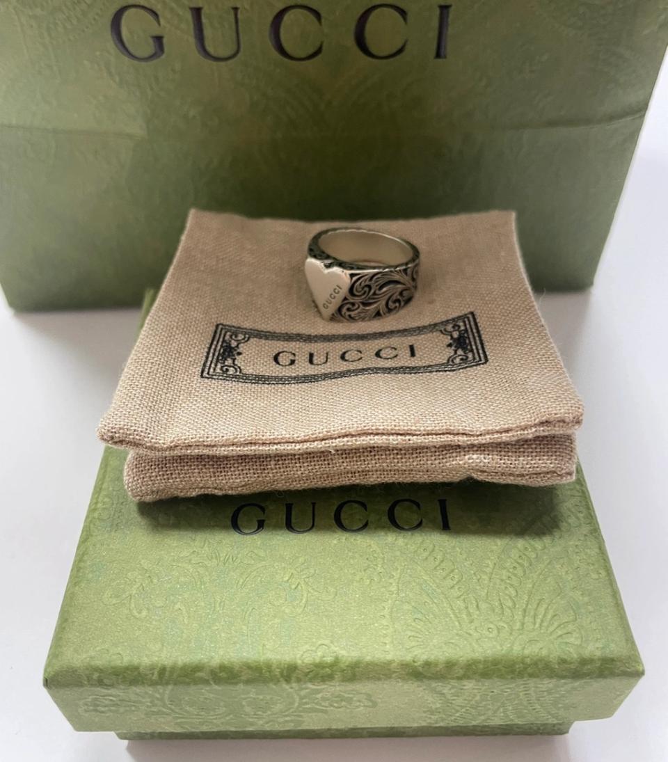 구찌 반지 실버 18호 gucci | 헬로마켓