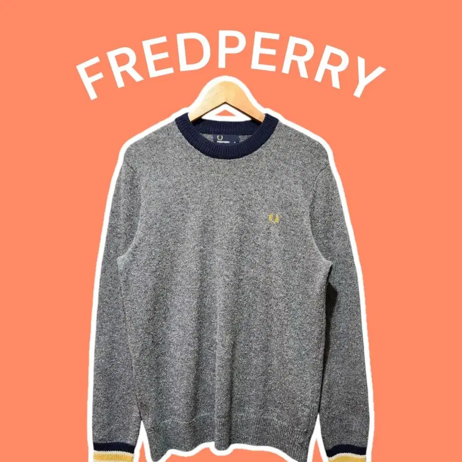 [M] FREDPERRY 프레드페리 울블랜디드 니트 | 헬로마켓