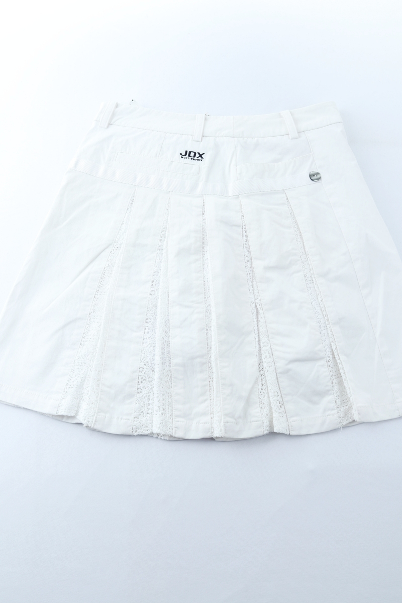 W(S) JDX 스커트 치마 화이트 골프 면-10F8 | 헬로마켓