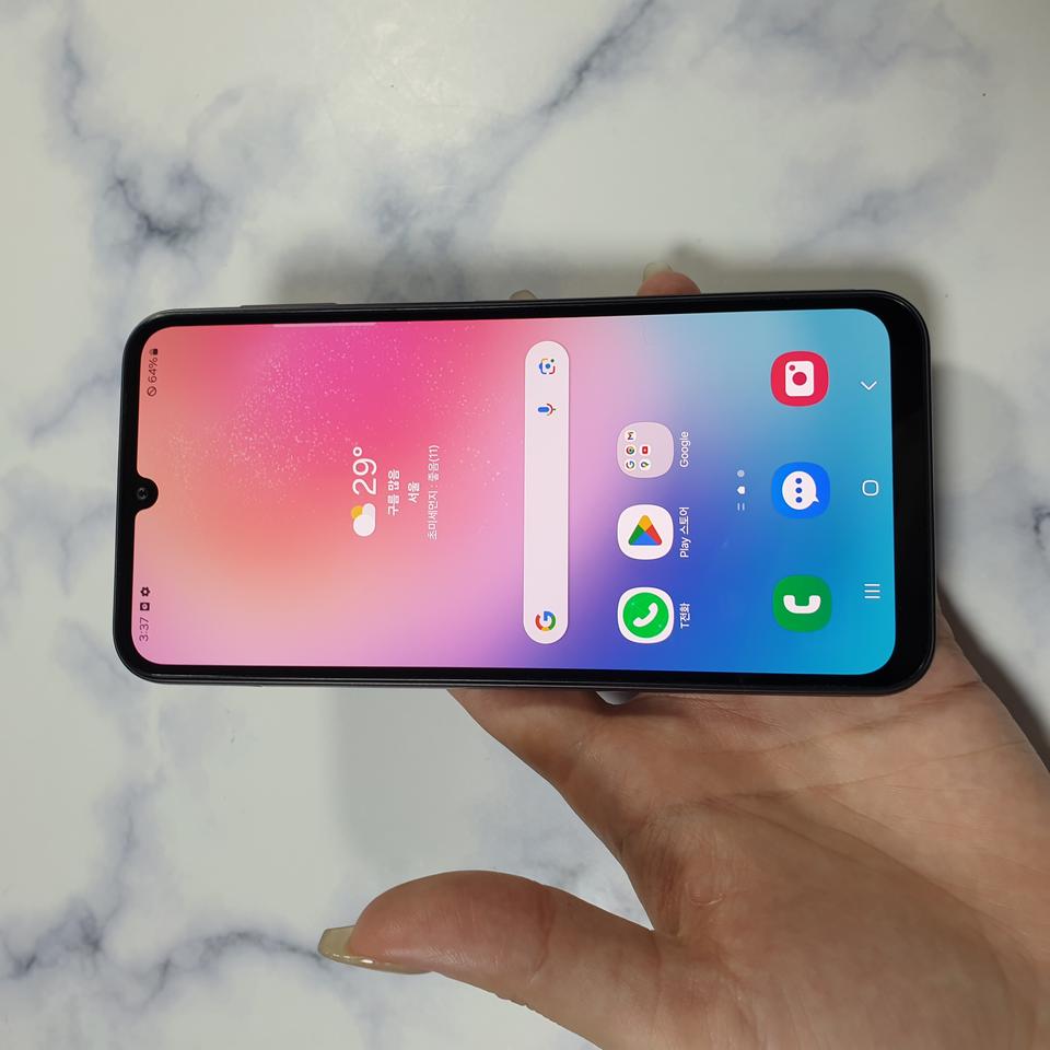 SK 갤럭시A24 (A245) 다크레드 128G A급... | 세컨웨어(헬로마켓)