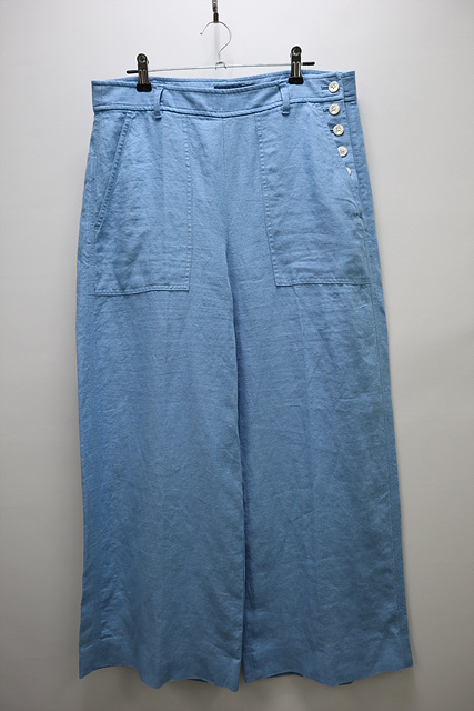 여성 POLO 폴로 랄프로렌 린넨100 와이드 팬츠 홀겹~ | 헬로마켓