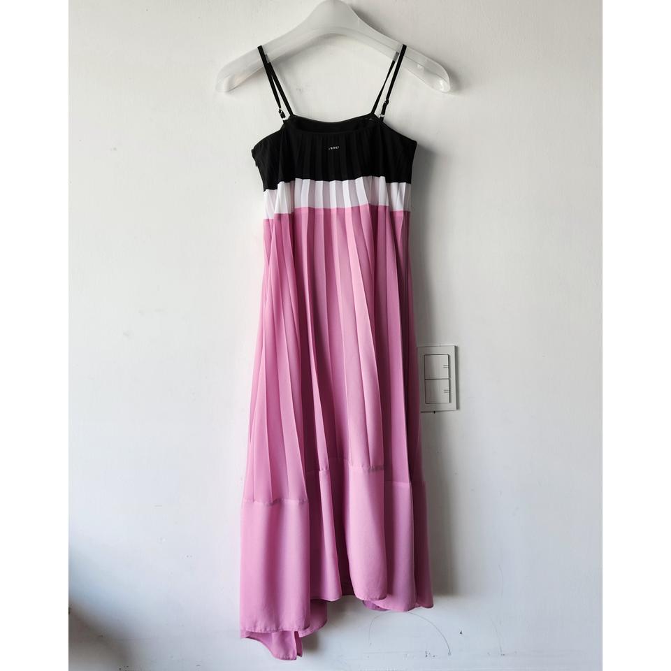 핀코 PINKO 플리츠 슬릿 옆트임 뷔스티에 원피스 | 헬로마켓