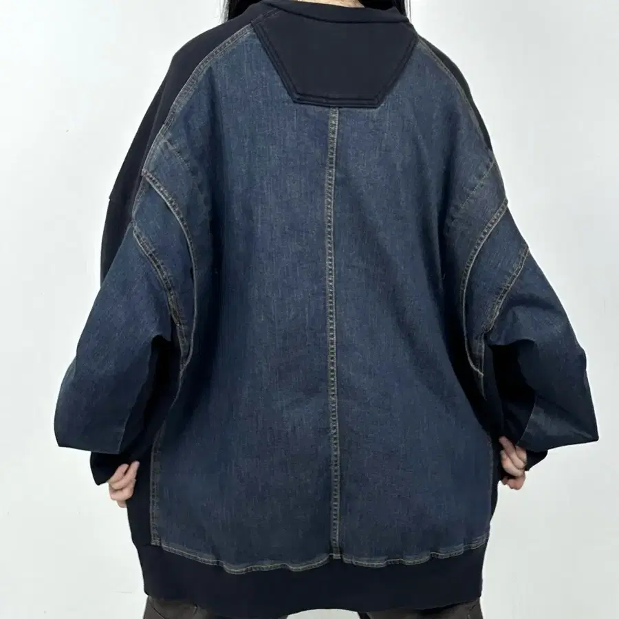 (무료배송) 18FW Junn.J 준지 데님 믹스 오... | 헬로마켓