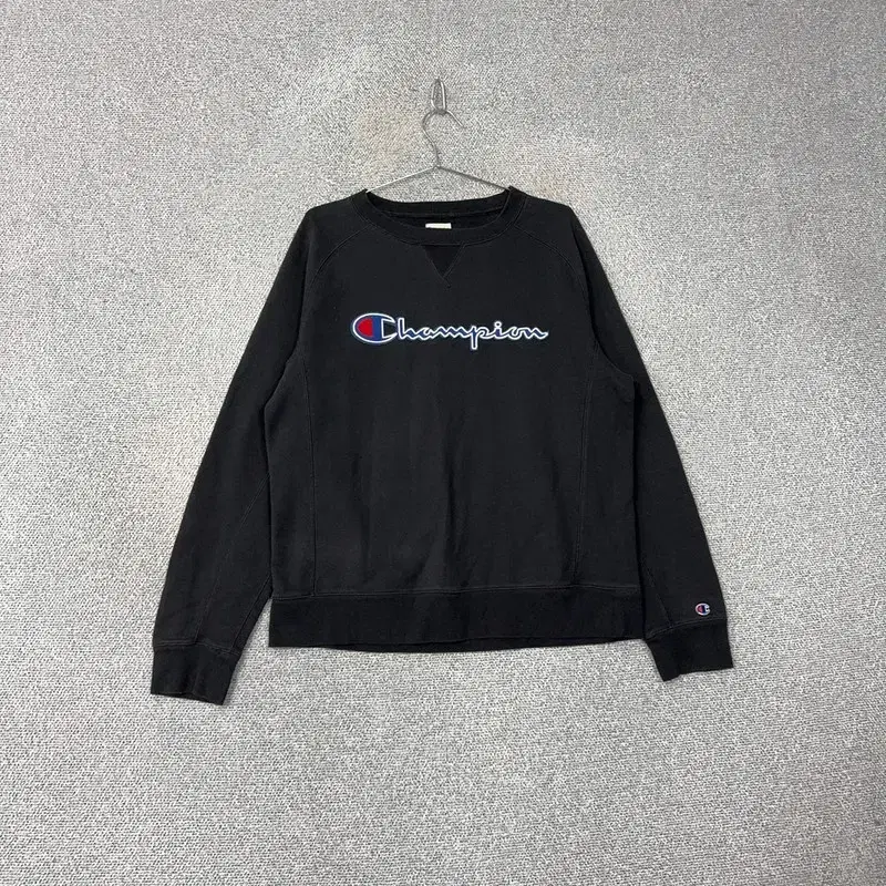 챔피온 프린팅 블랙 맨투맨 L | 헬로마켓