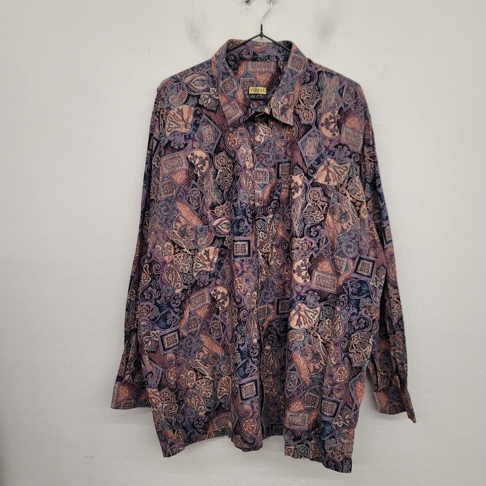 [115/3XL] VIRPAL 네이티브 패턴 셔츠 | 헬로마켓