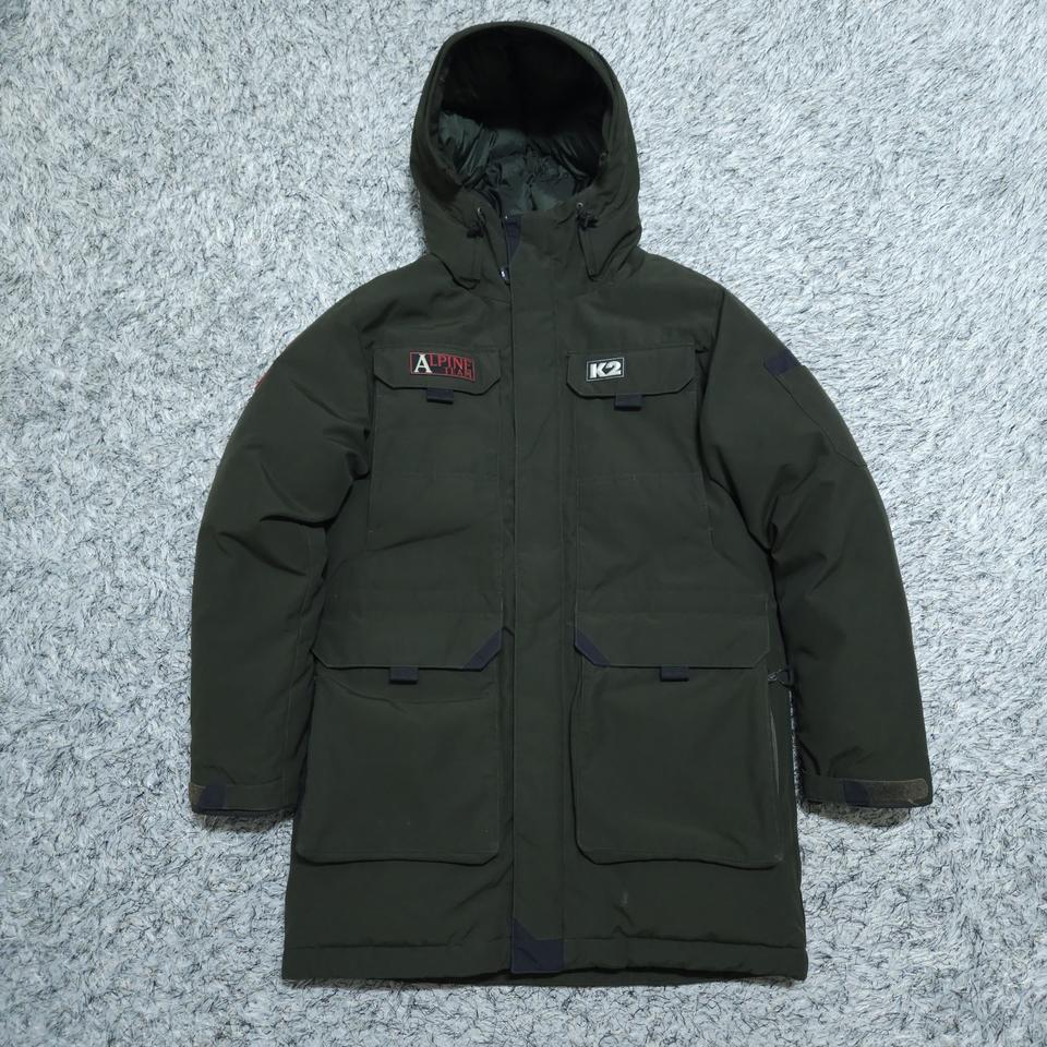 K2)95 남자 알파인팀 덕다운롱패딩 오리털패딩 / ... | 헬로마켓